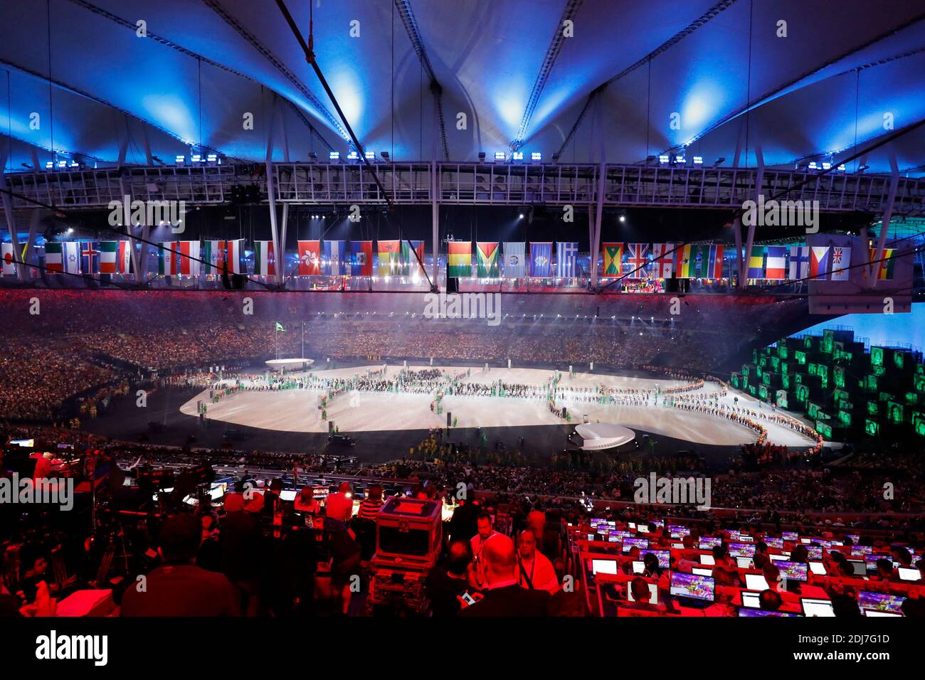 Opening Ceremony of the Rio 2016 Olympic Games in Maracana Stadium, Rio ...