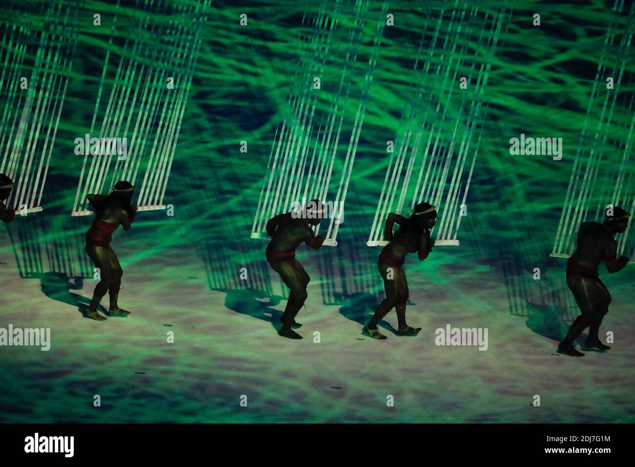 Opening Ceremony of the Rio 2016 Olympic Games in Maracana Stadium, Rio ...