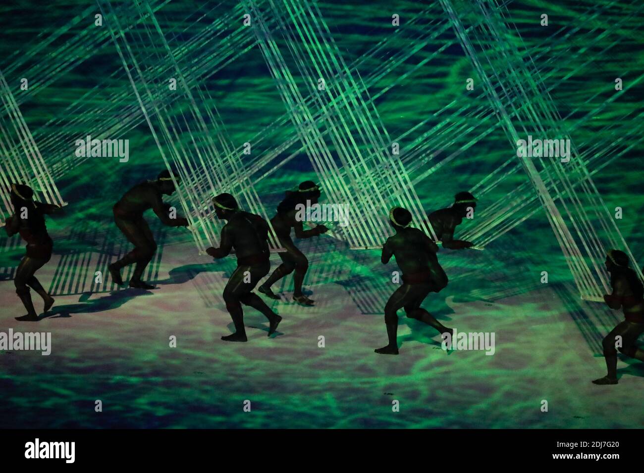 Opening Ceremony of the Rio 2016 Olympic Games in Maracana Stadium, Rio ...