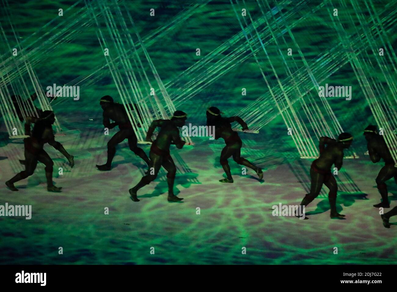 Opening Ceremony of the Rio 2016 Olympic Games in Maracana Stadium, Rio ...