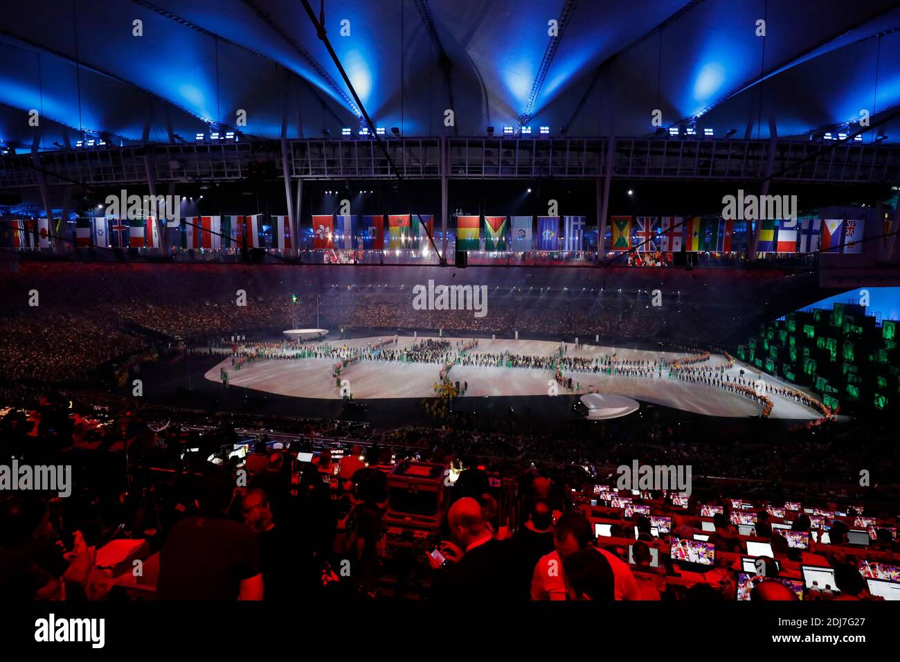 Opening Ceremony of the Rio 2016 Olympic Games in Maracana Stadium, Rio ...