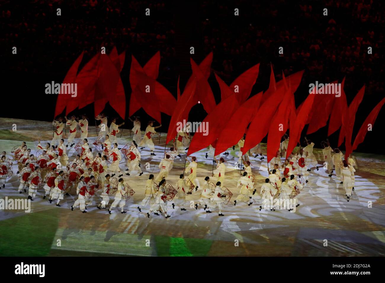 Opening Ceremony of the Rio 2016 Olympic Games in Maracana Stadium, Rio ...