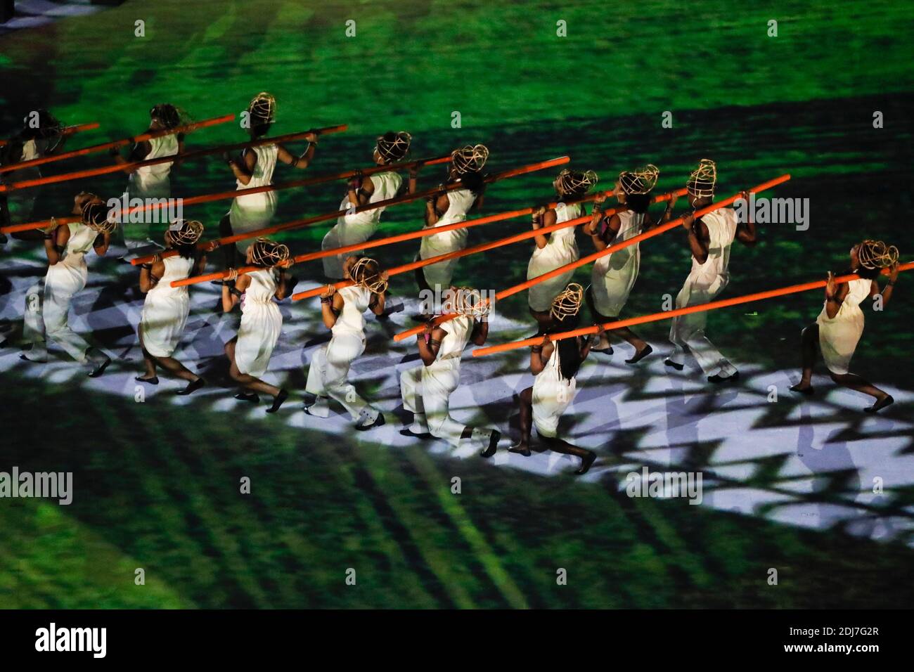 Opening Ceremony of the Rio 2016 Olympic Games in Maracana Stadium, Rio ...