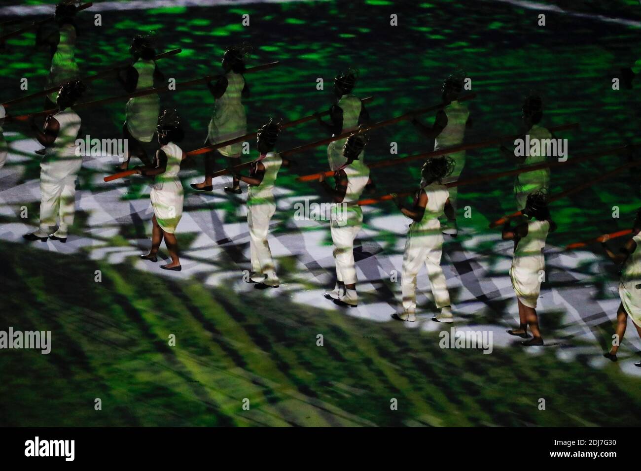 Opening Ceremony of the Rio 2016 Olympic Games in Maracana Stadium, Rio ...