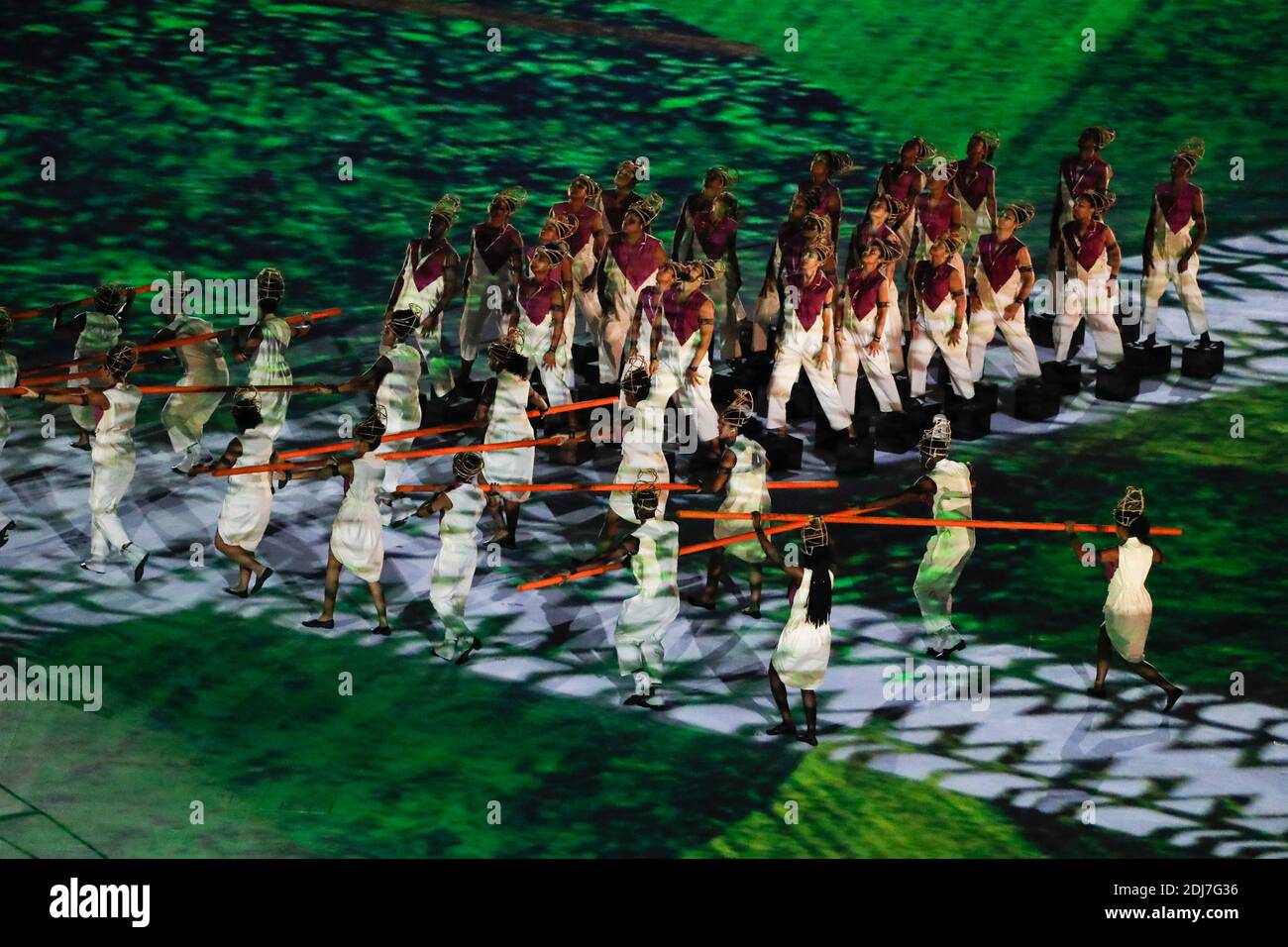Opening Ceremony of the Rio 2016 Olympic Games in Maracana Stadium, Rio ...