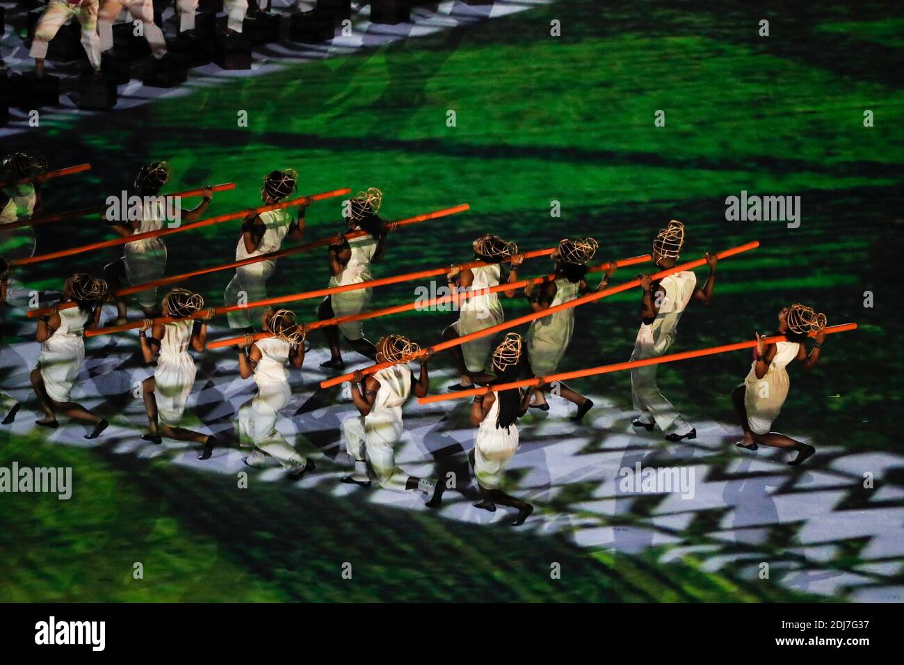 Opening Ceremony of the Rio 2016 Olympic Games in Maracana Stadium, Rio ...