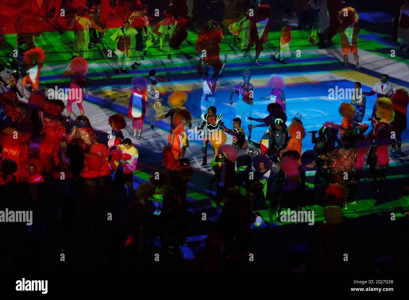 Opening Ceremony of the Rio 2016 Olympic Games in Maracana Stadium, Rio ...