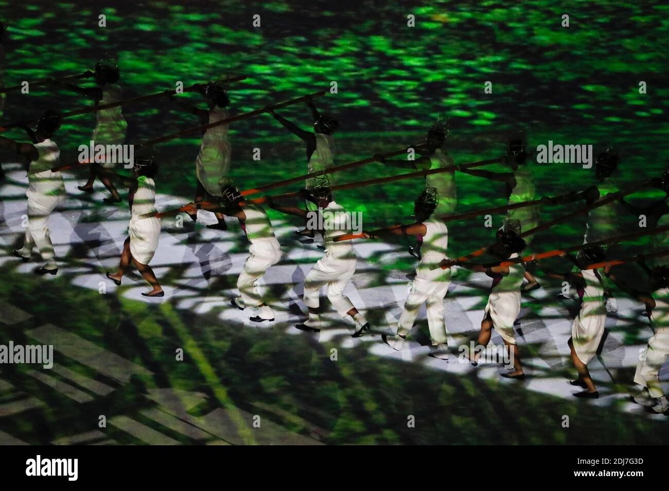 Opening Ceremony of the Rio 2016 Olympic Games in Maracana Stadium, Rio ...