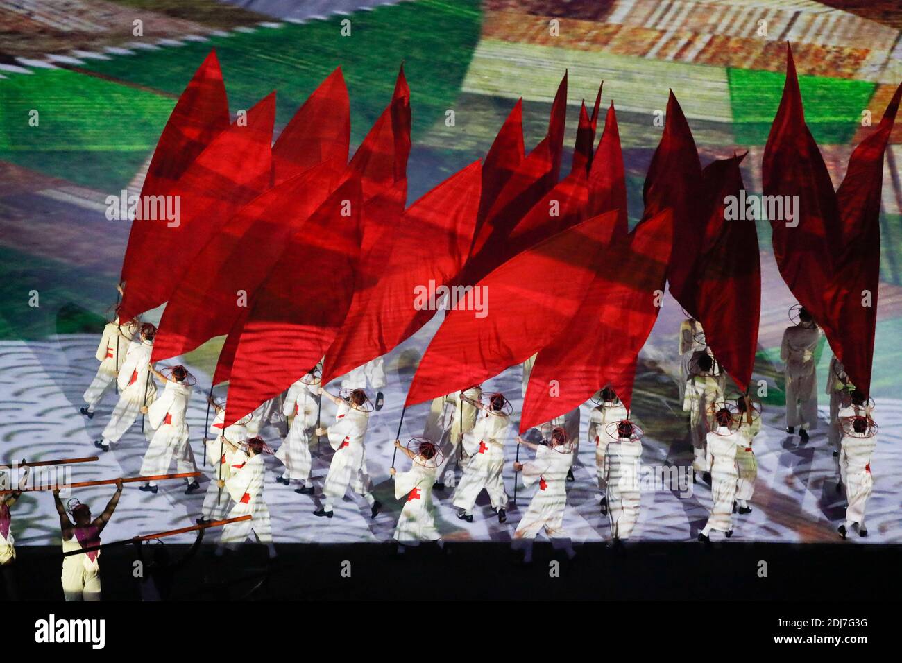 Opening Ceremony of the Rio 2016 Olympic Games in Maracana Stadium, Rio ...