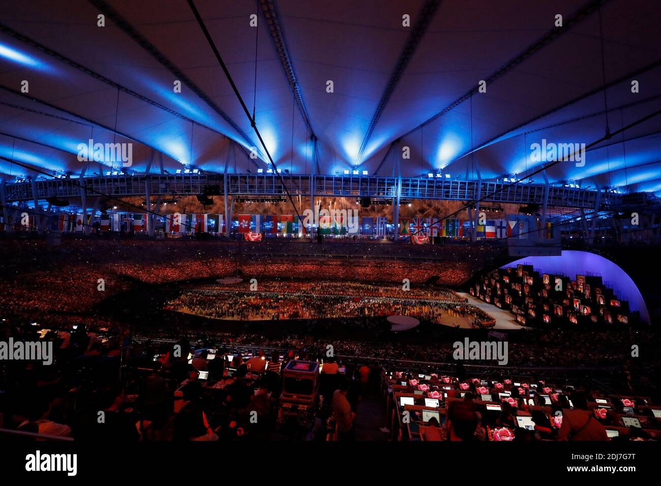 Opening Ceremony of the Rio 2016 Olympic Games in Maracana Stadium, Rio ...