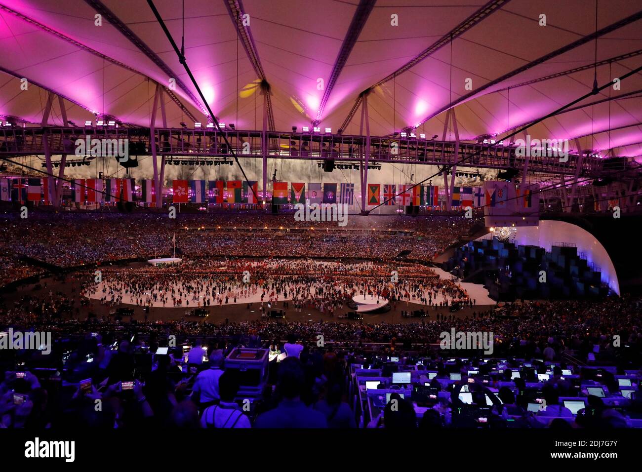 Opening Ceremony of the Rio 2016 Olympic Games in Maracana Stadium, Rio ...