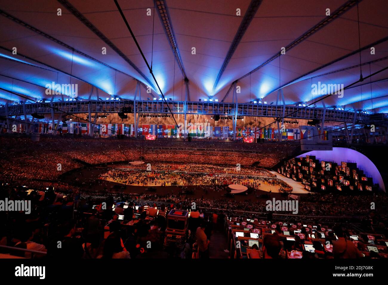 Opening Ceremony of the Rio 2016 Olympic Games in Maracana Stadium, Rio ...