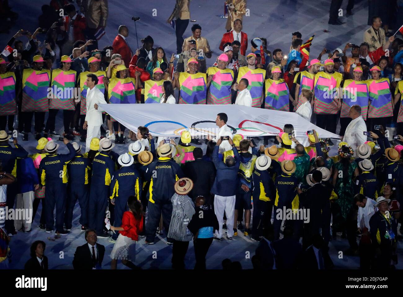 Opening Ceremony of the Rio 2016 Olympic Games in Maracana Stadium, Rio ...
