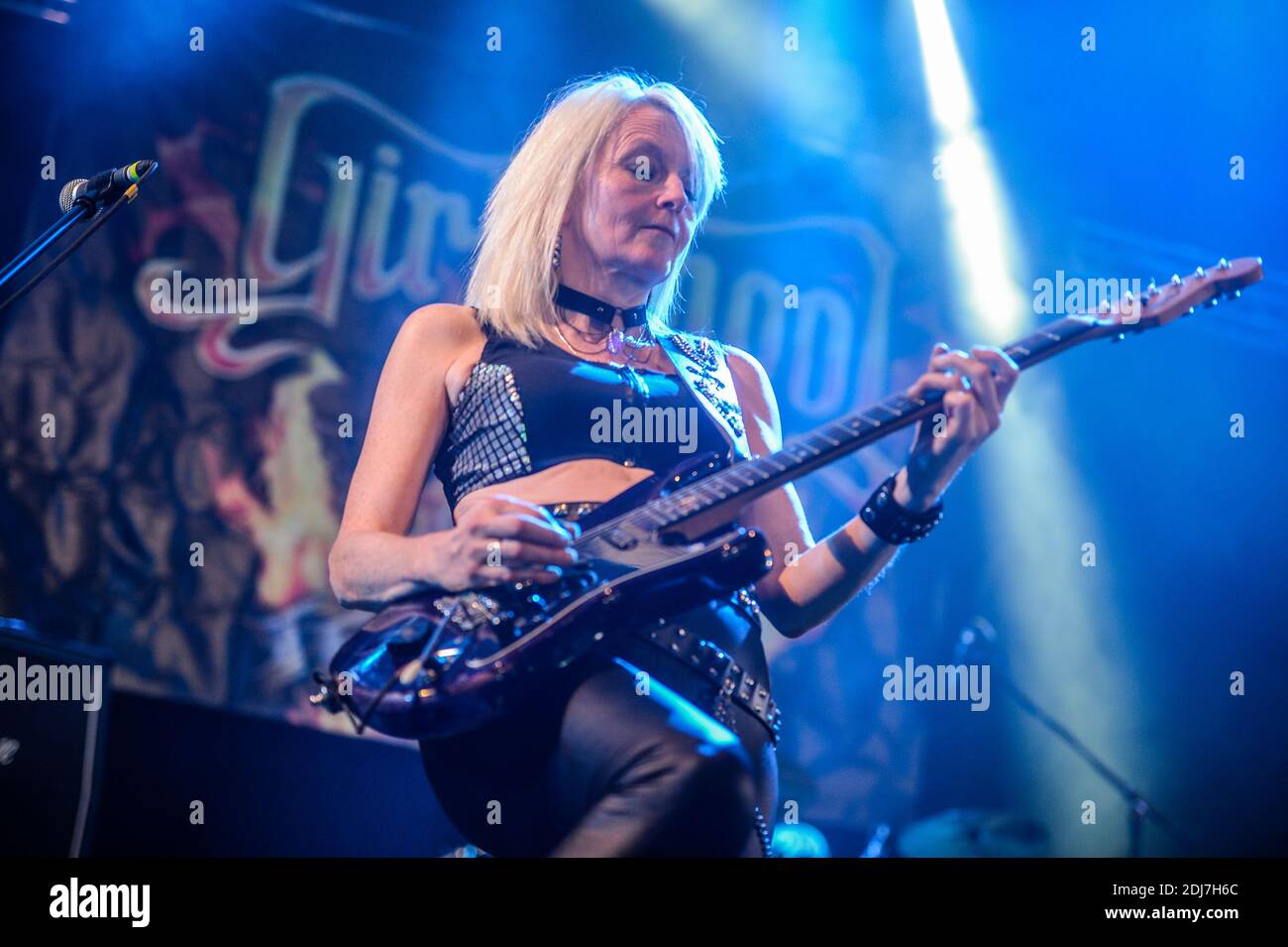 Girl School Performs At 27th Wacken Open Air Festival In Wacken