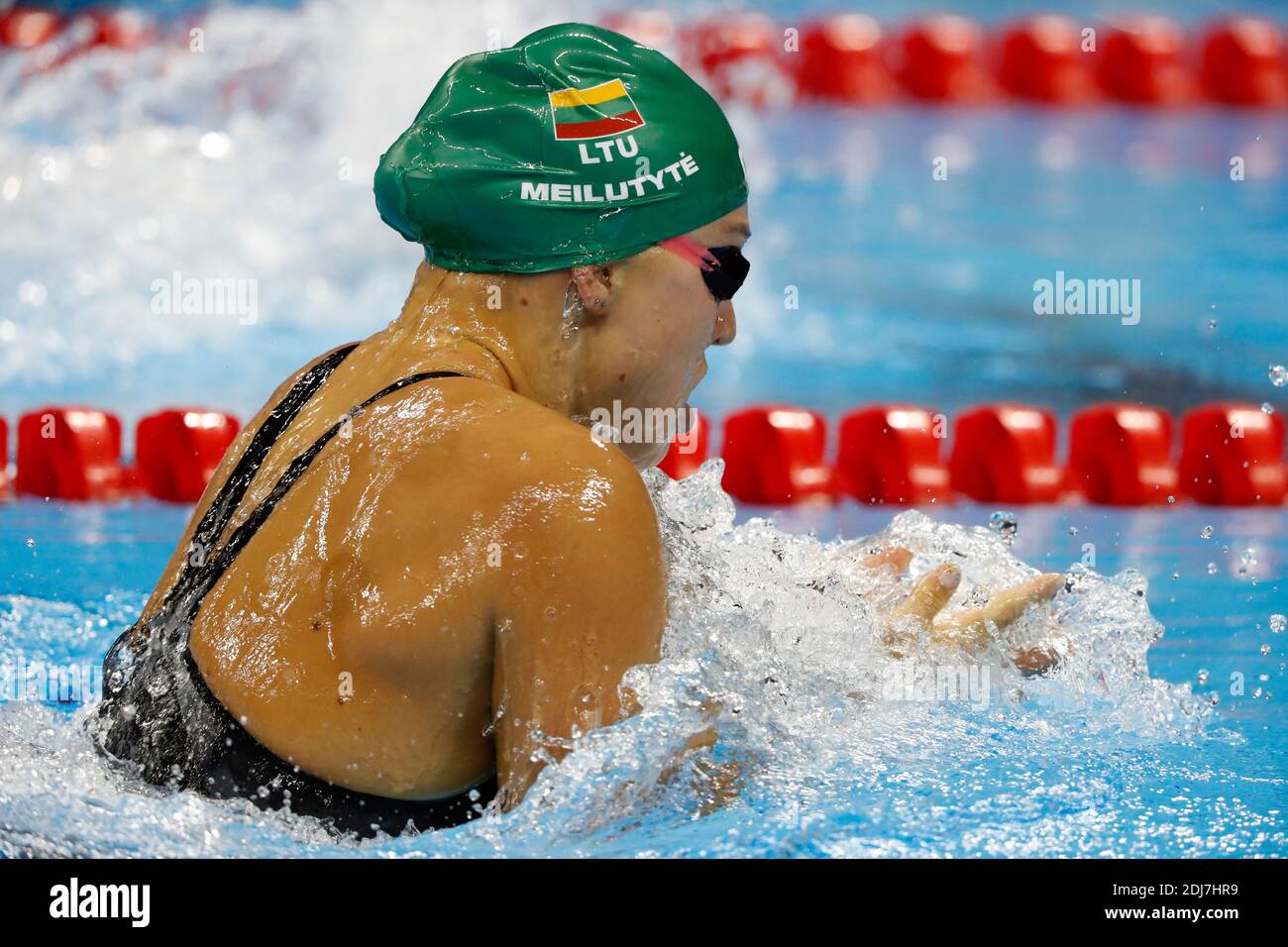 Lithuania's Ruta Mieilutyte during the qualifications of the 100 m ...