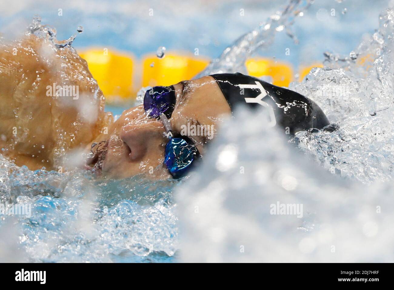 France's Clement Mignon during the qualifications of the 4X100m relay ...