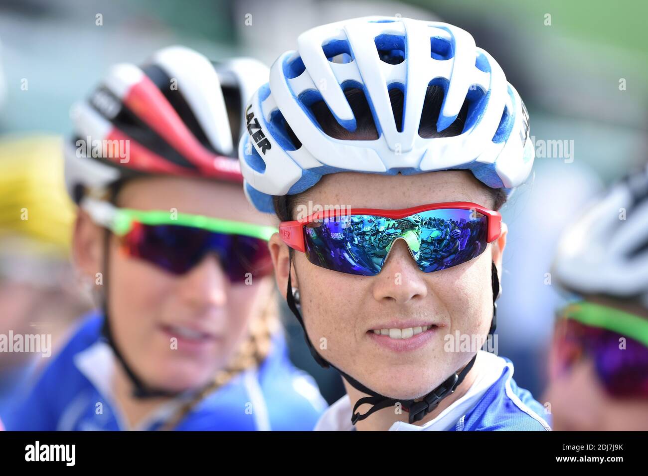 Audrey Cordon-Ragot before the cycling women's road race during the ...