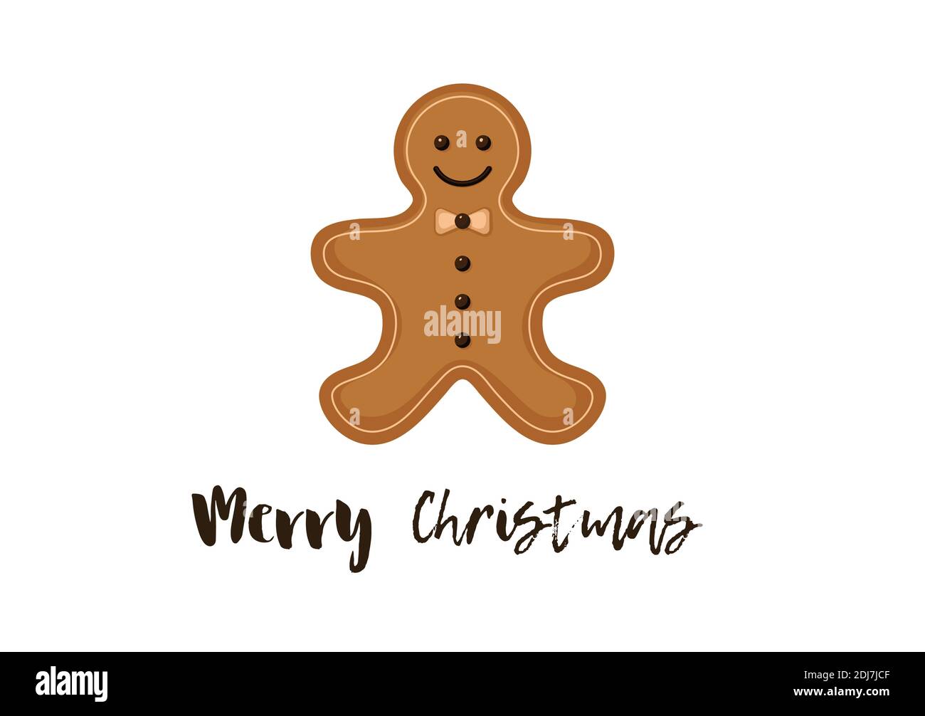 Christmas cookies greeting card, poster, party invitation Stock Vector ...