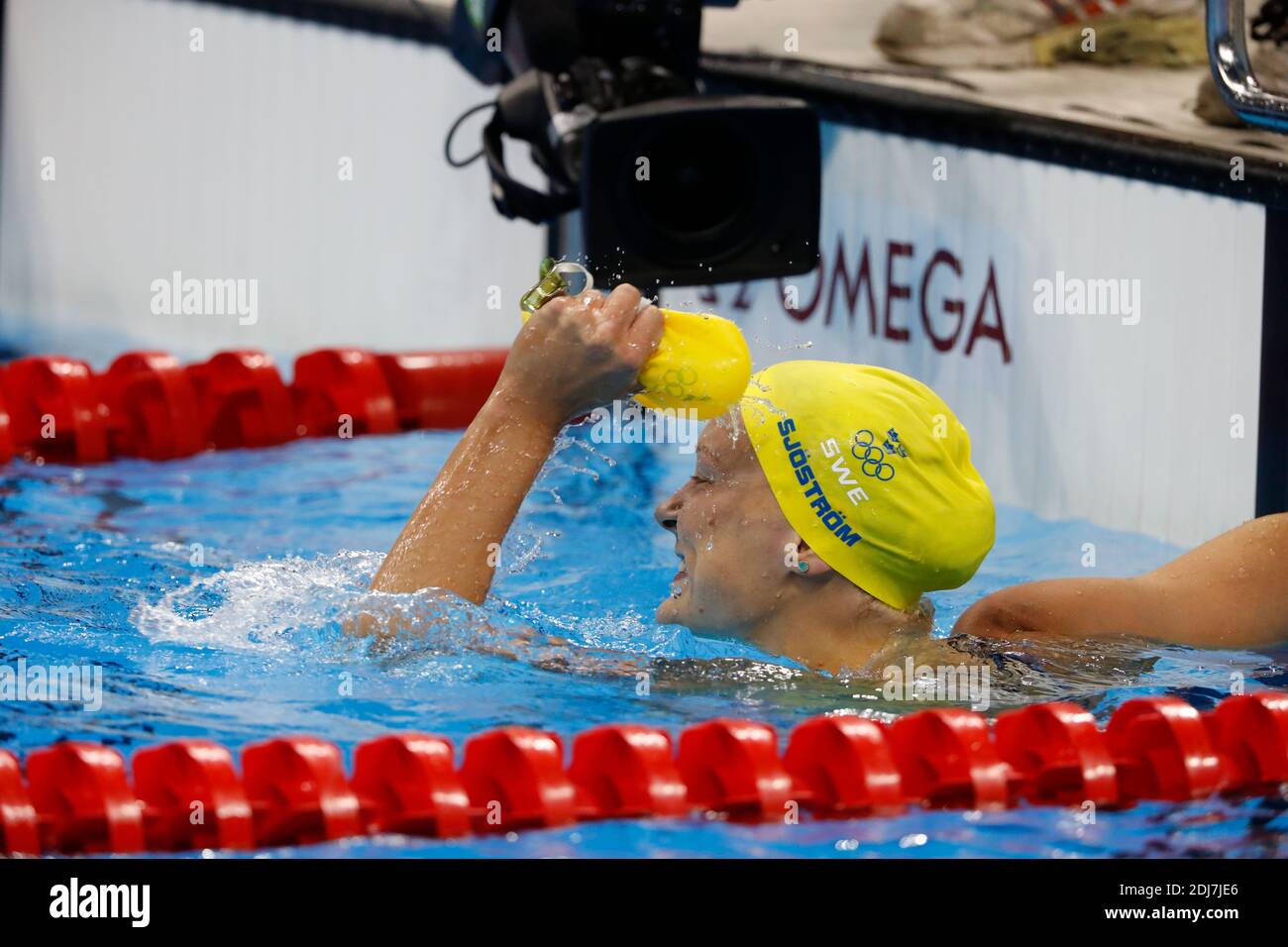 Sweden's Sarah Sjostrom won the Final of the 100m Butterfly women in ...