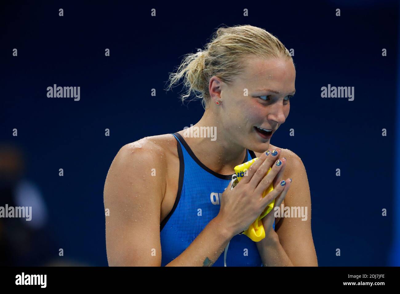 Sweden's Sarah Sjostrom won the Final of the 100m Butterfly women in ...