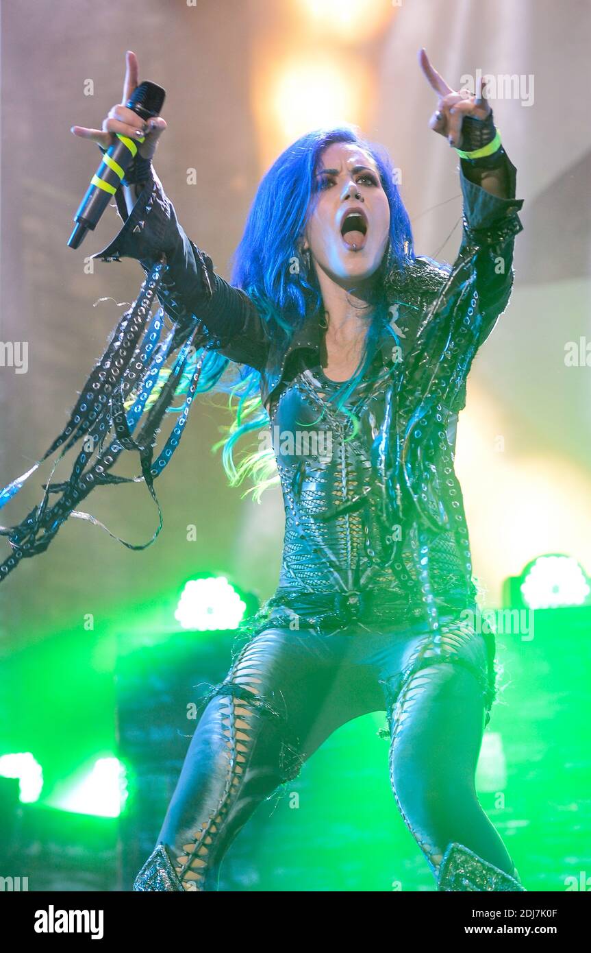 Arch Enemy performs at 27th Wacken Open Air Festival in Wacken, Germany ...