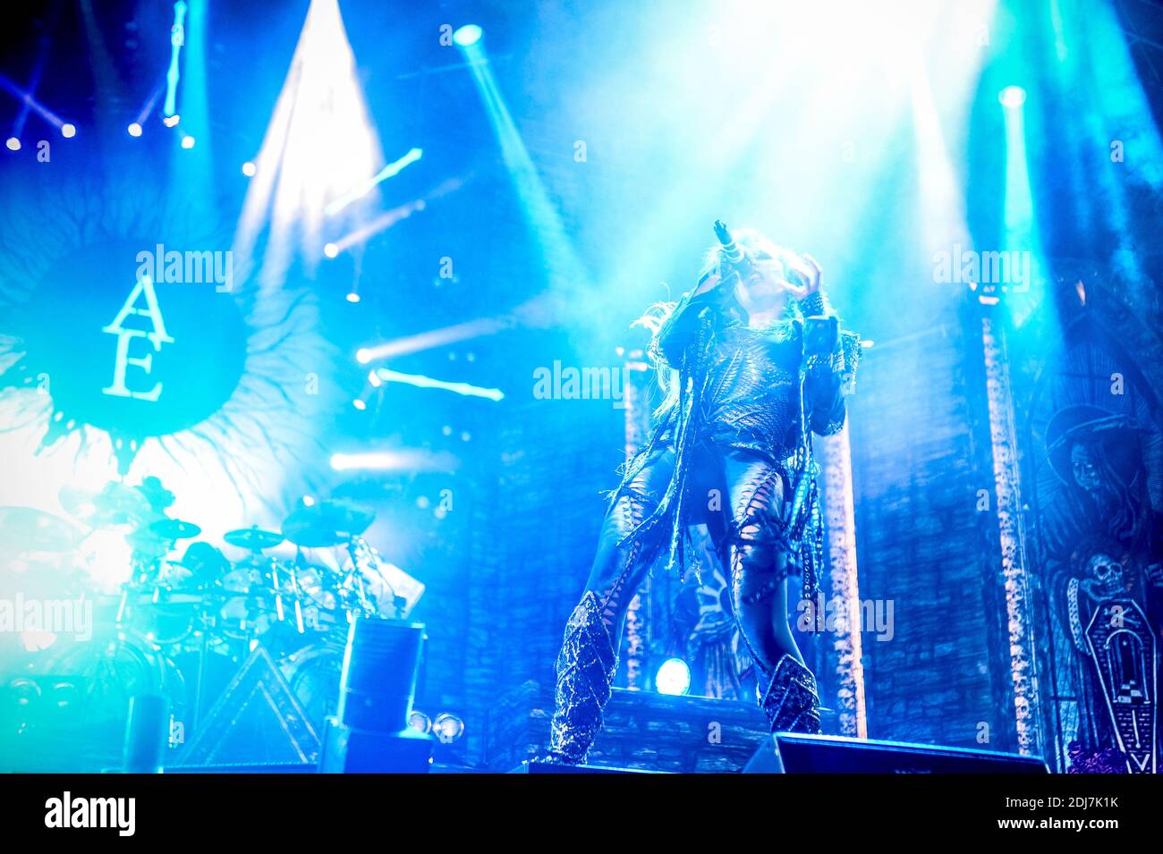 Arch Enemy performs at 27th Wacken Open Air Festival in Wacken, Germany ...