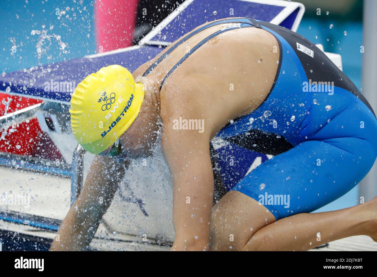 Sweden's Sarah Sjostrom during the qualification round of the 200m ...