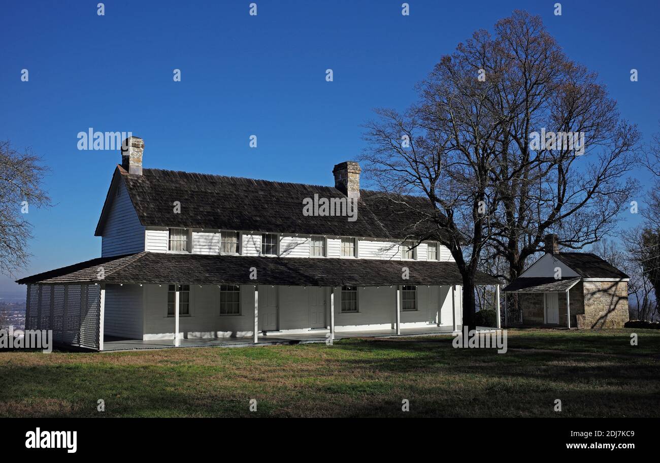 Civil war landmark Craven's house on the north facing slope of Lookout ...