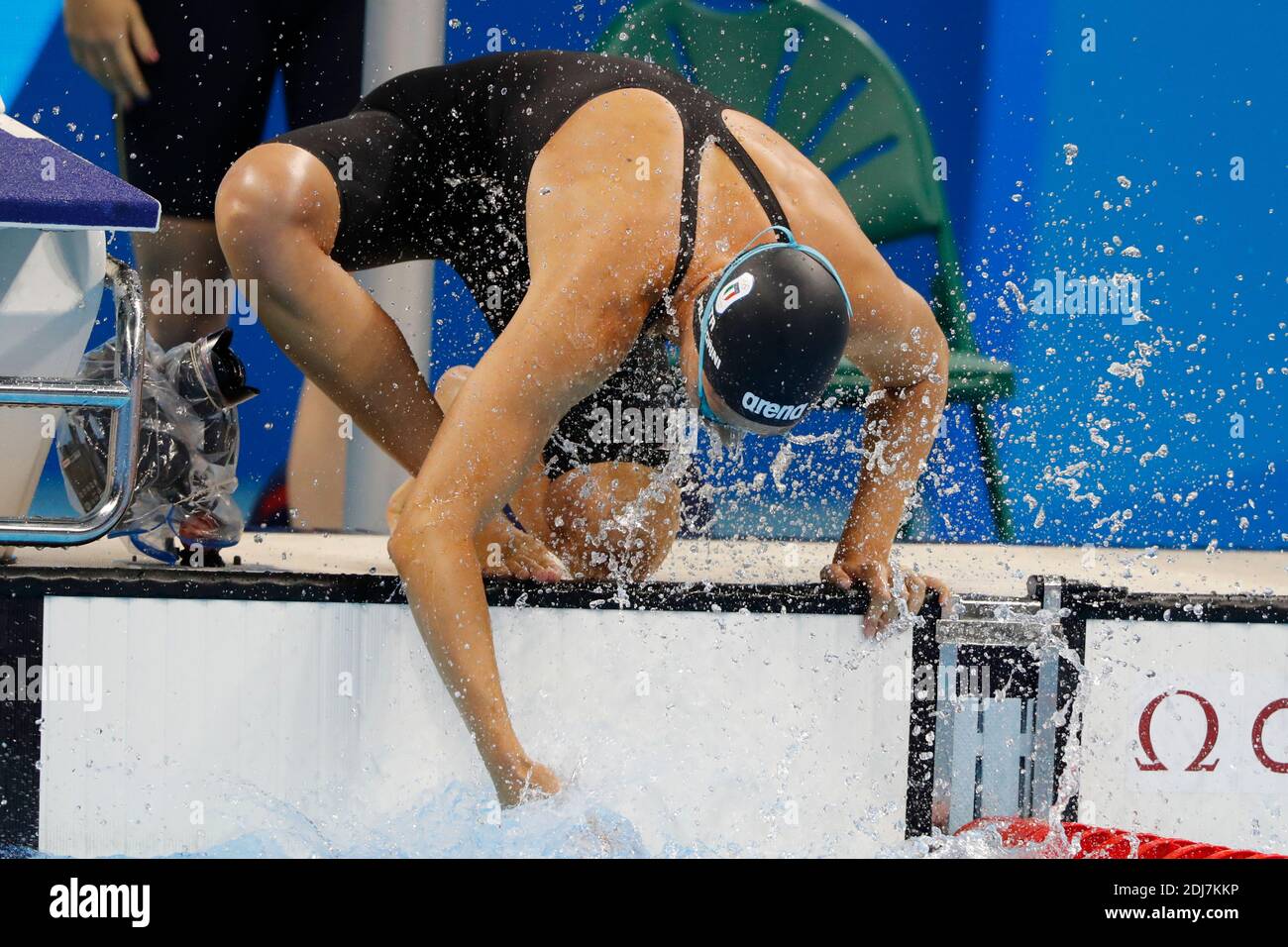 Italy's Federica Pellegrini during the semi-final of the 200m freestyle ...