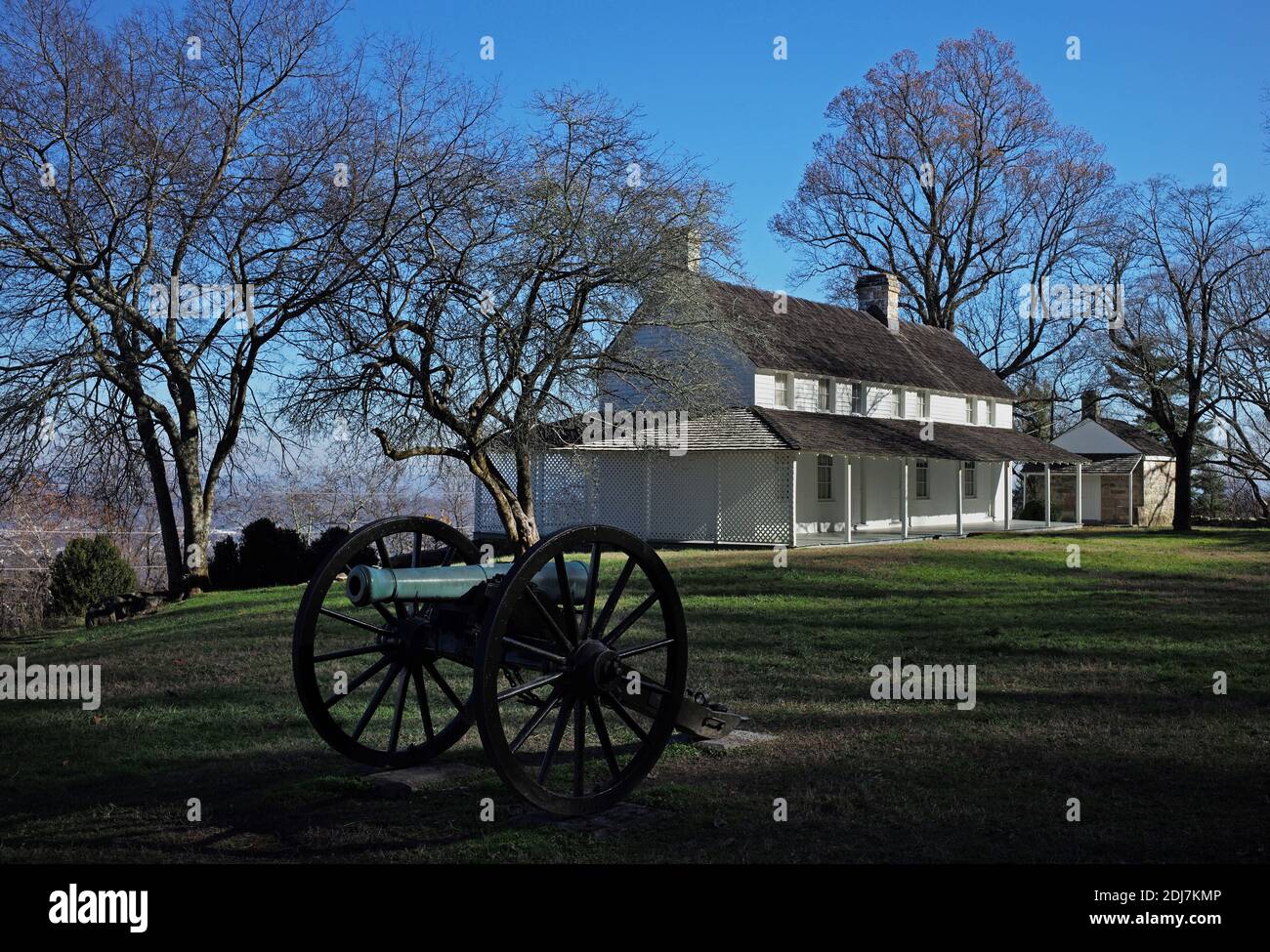 Civil war landmark Craven's house on the north facing slope of Lookout ...