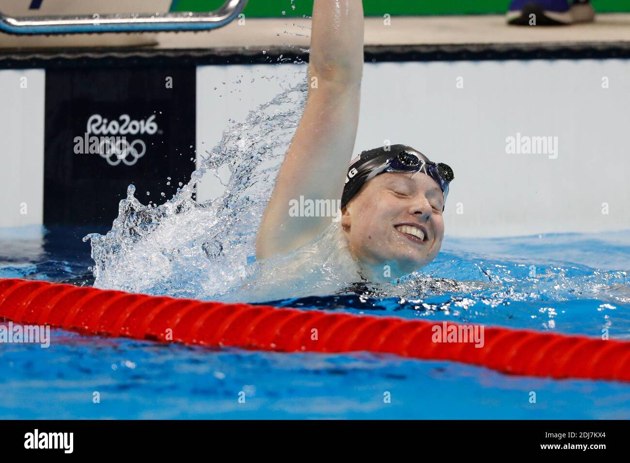 USA's Lilly King won the final of the 100m breaststroke women swimming ...