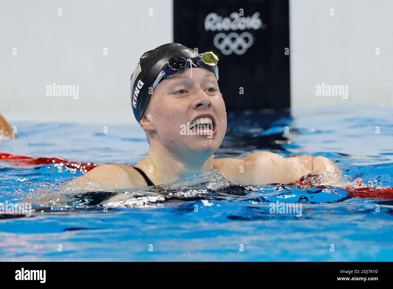USA's Lilly King won the final of the 100m breaststroke women swimming ...