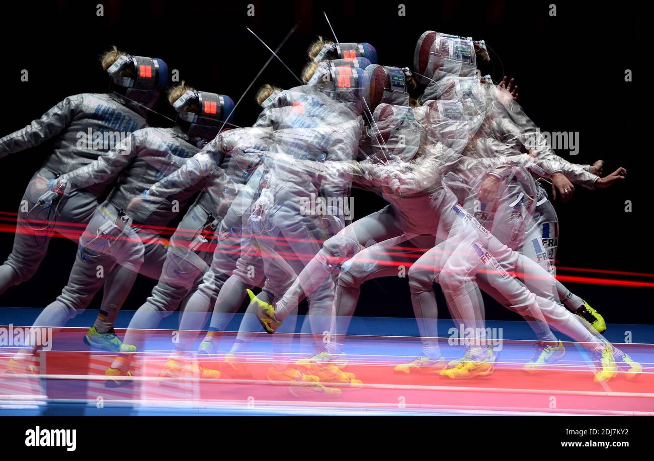 Women Sabre at the 2016 Rio Olympic Games on August 8, 2016 in Rio De ...