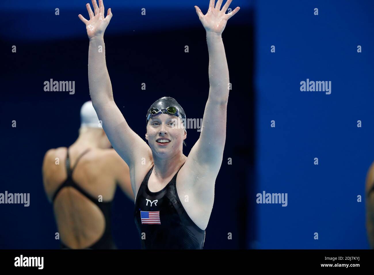 USA's Lilly King won the final of the 100m breaststroke women swimming ...