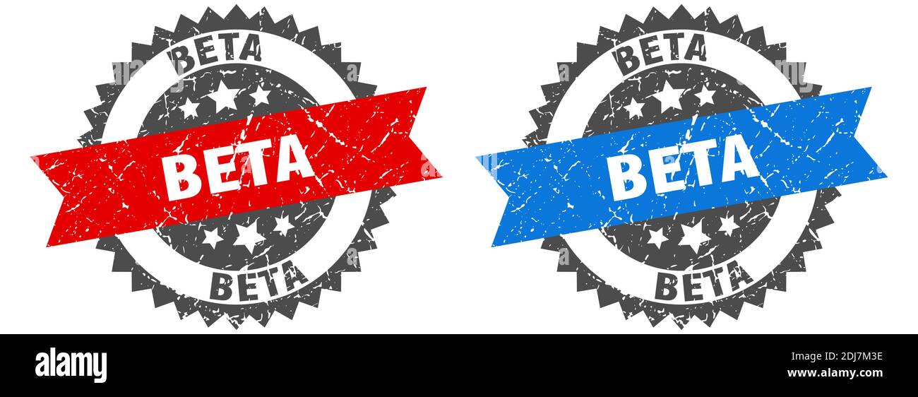 beta grunge stamp set. beta band sign Stock Vector Image & Art - Alamy