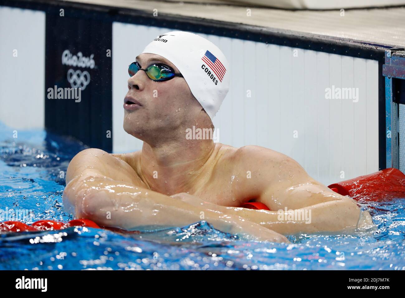 USA's Kevin Cordes in the qualification round of the 200m Breaststroke ...