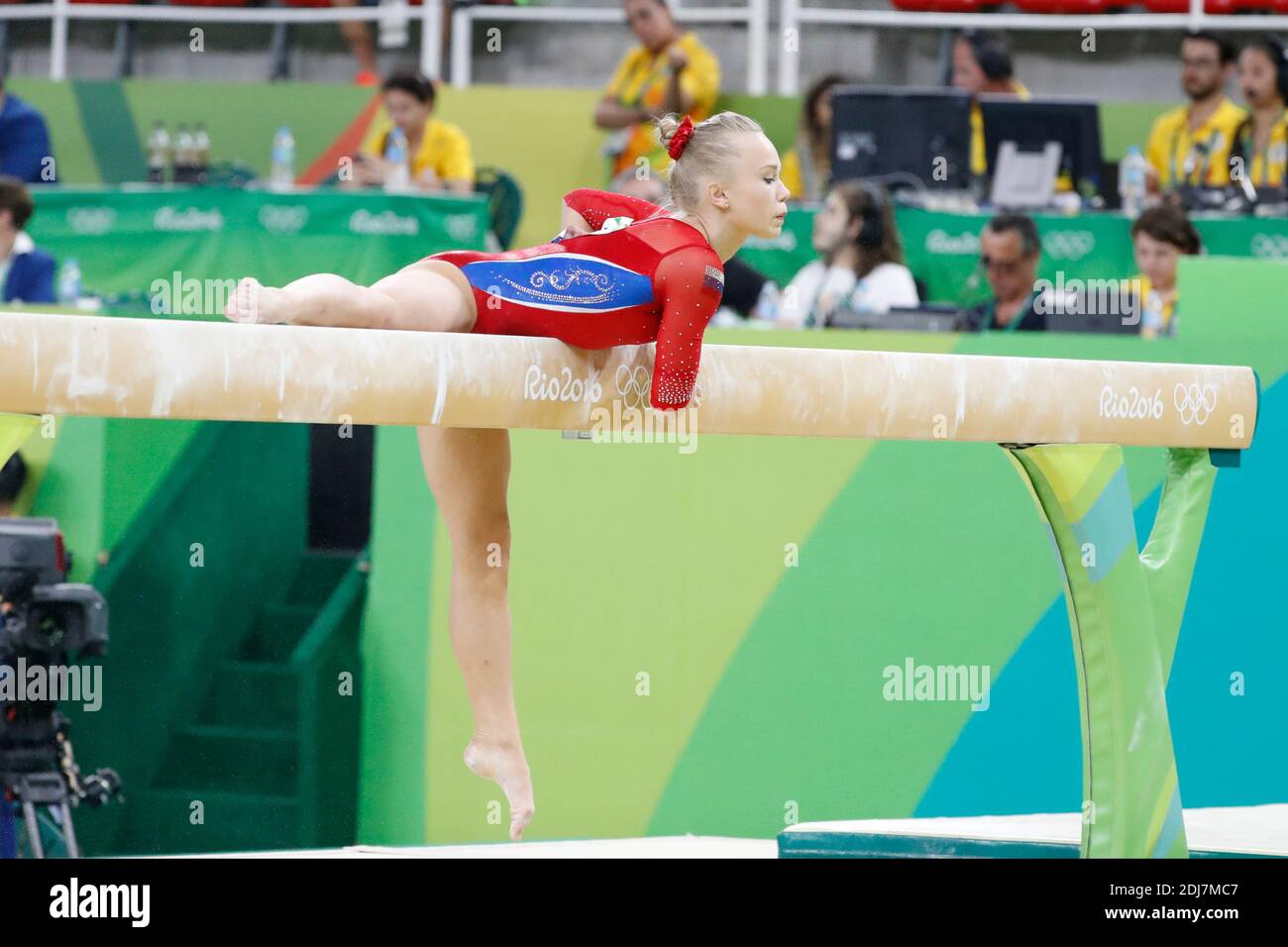 Russia's Angelina Melnikova won the silver medal with her team when ...