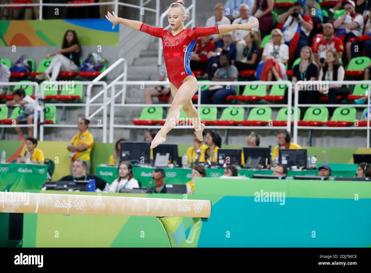 Russia's Angelina Melnikova won the silver medal with her team when ...