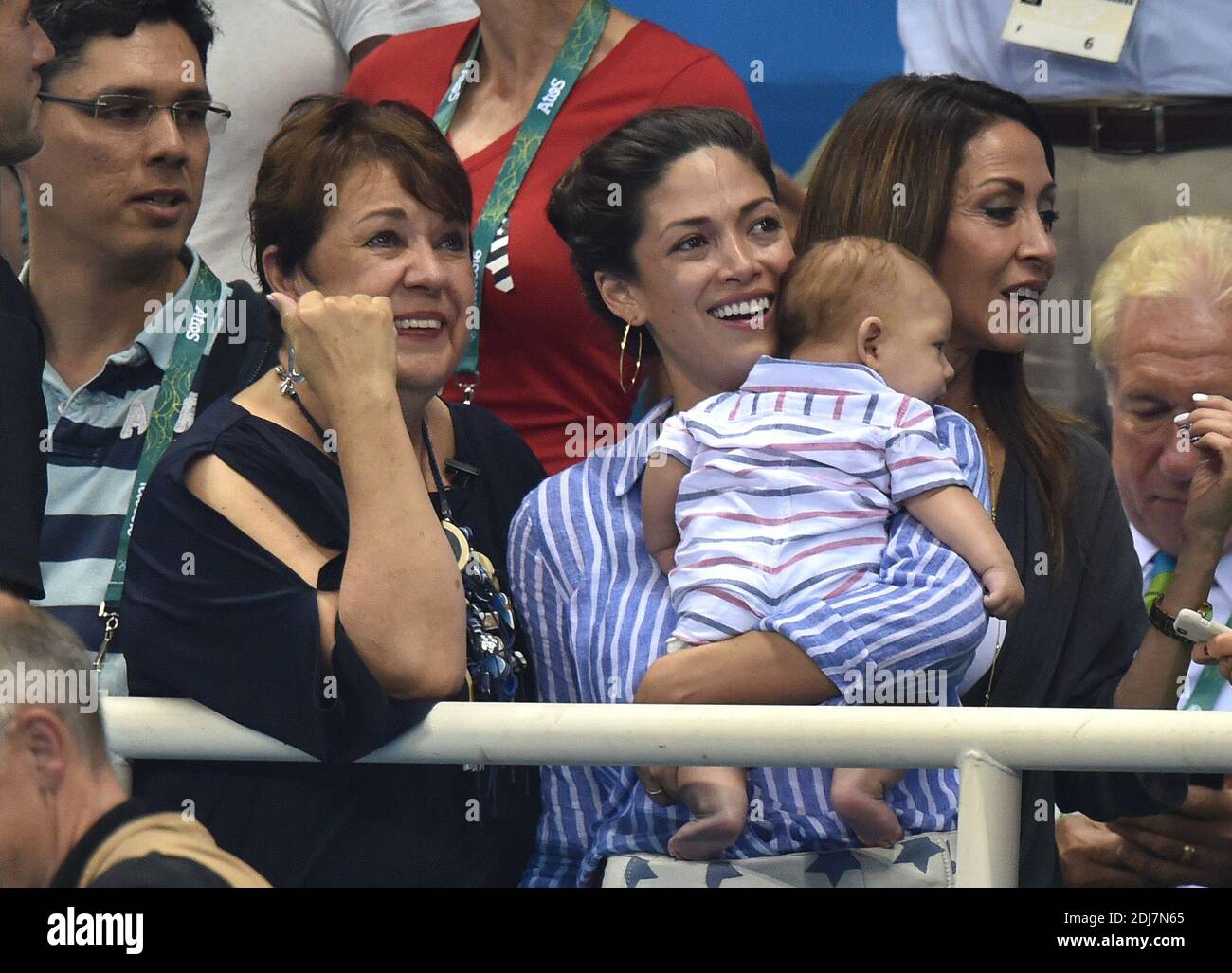 Deborah Phelps, Nicole Johnson and son Boomer attends the day 4 of the ...