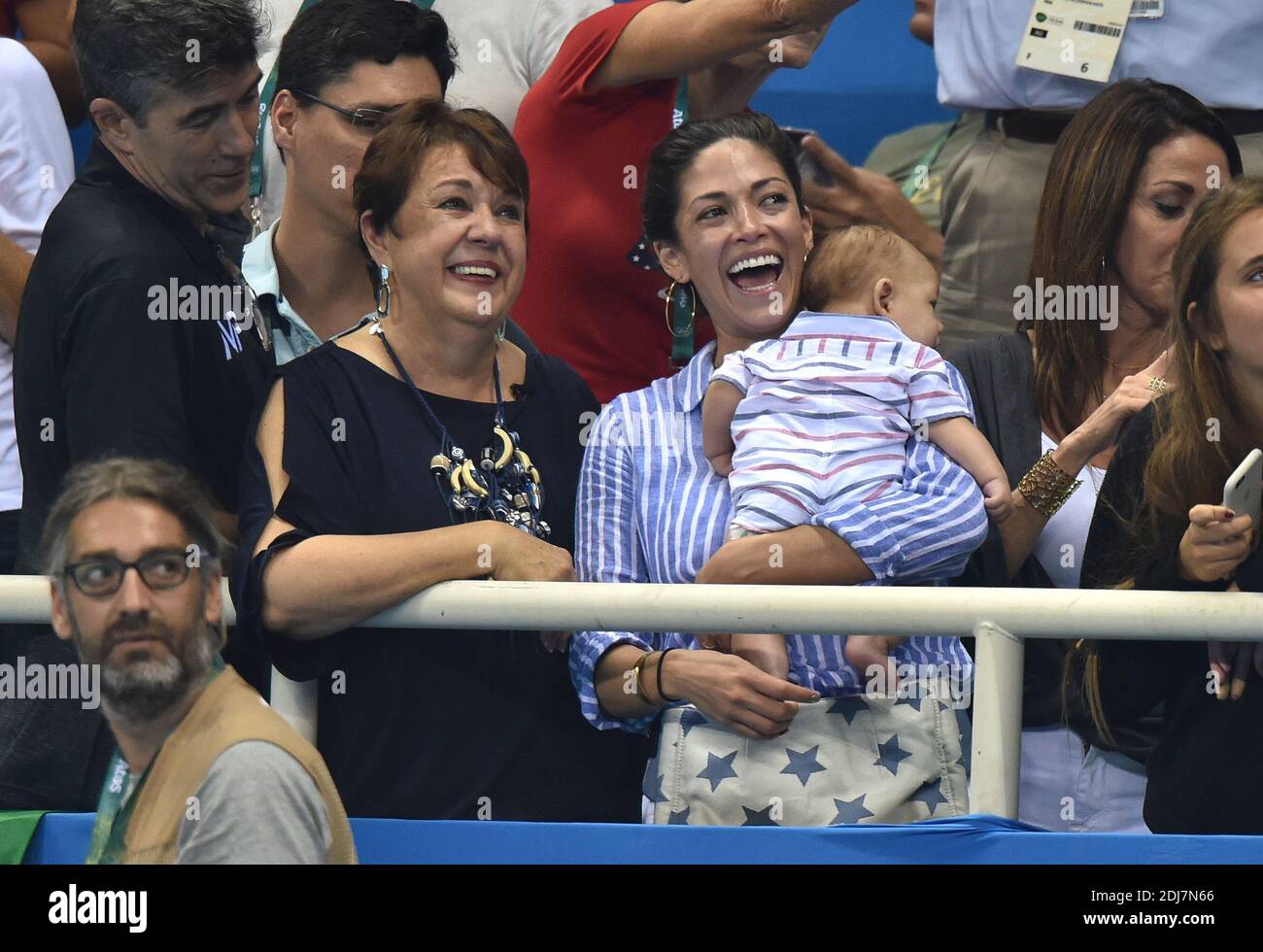 Deborah Phelps, Nicole Johnson and son Boomer attends the day 4 of the ...