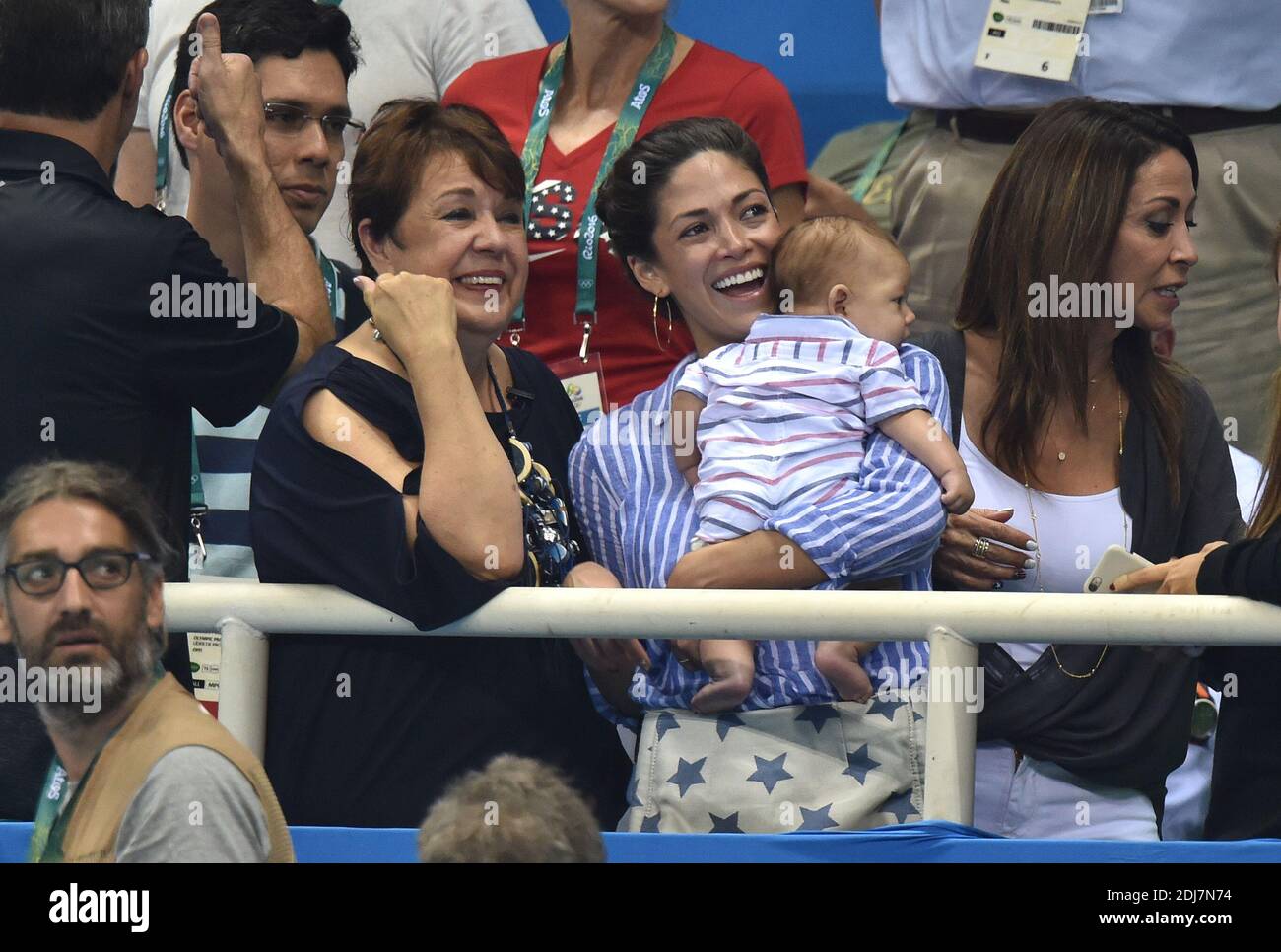 Deborah Phelps, Nicole Johnson and son Boomer attends the day 4 of the ...