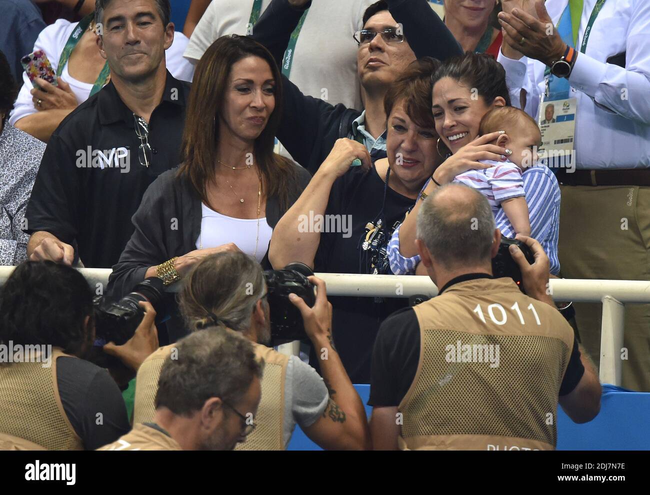 Deborah Phelps, Nicole Johnson and son Boomer attends the day 4 of the ...