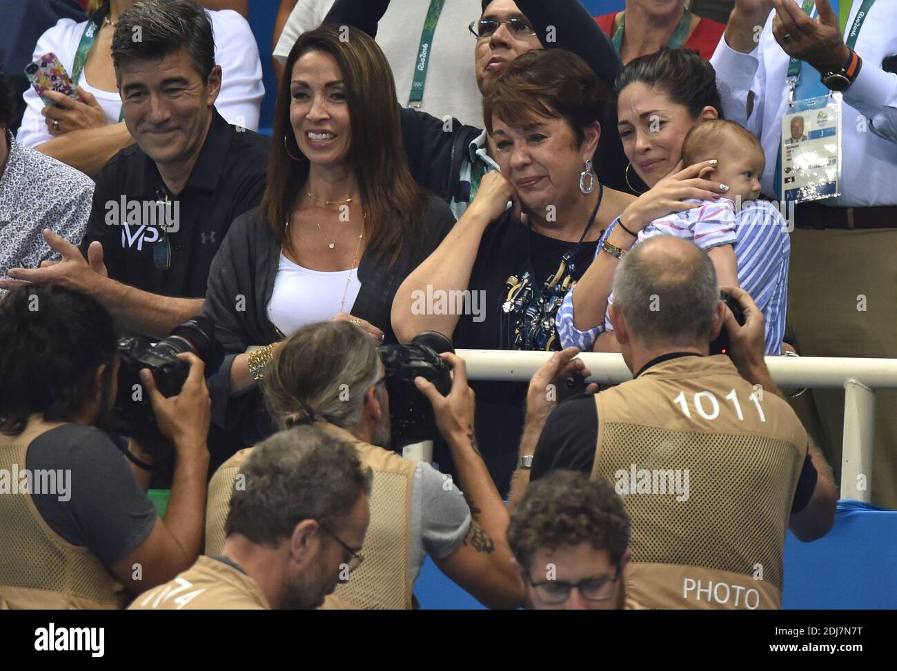 Deborah Phelps, Nicole Johnson and son Boomer attends the day 4 of the ...
