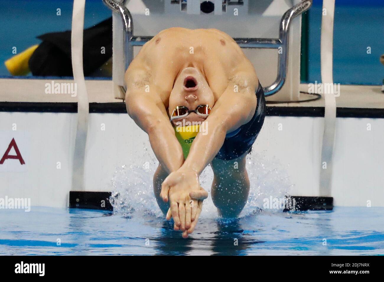 Australia's Mitchell Larkin during the qualification round of the 200m ...