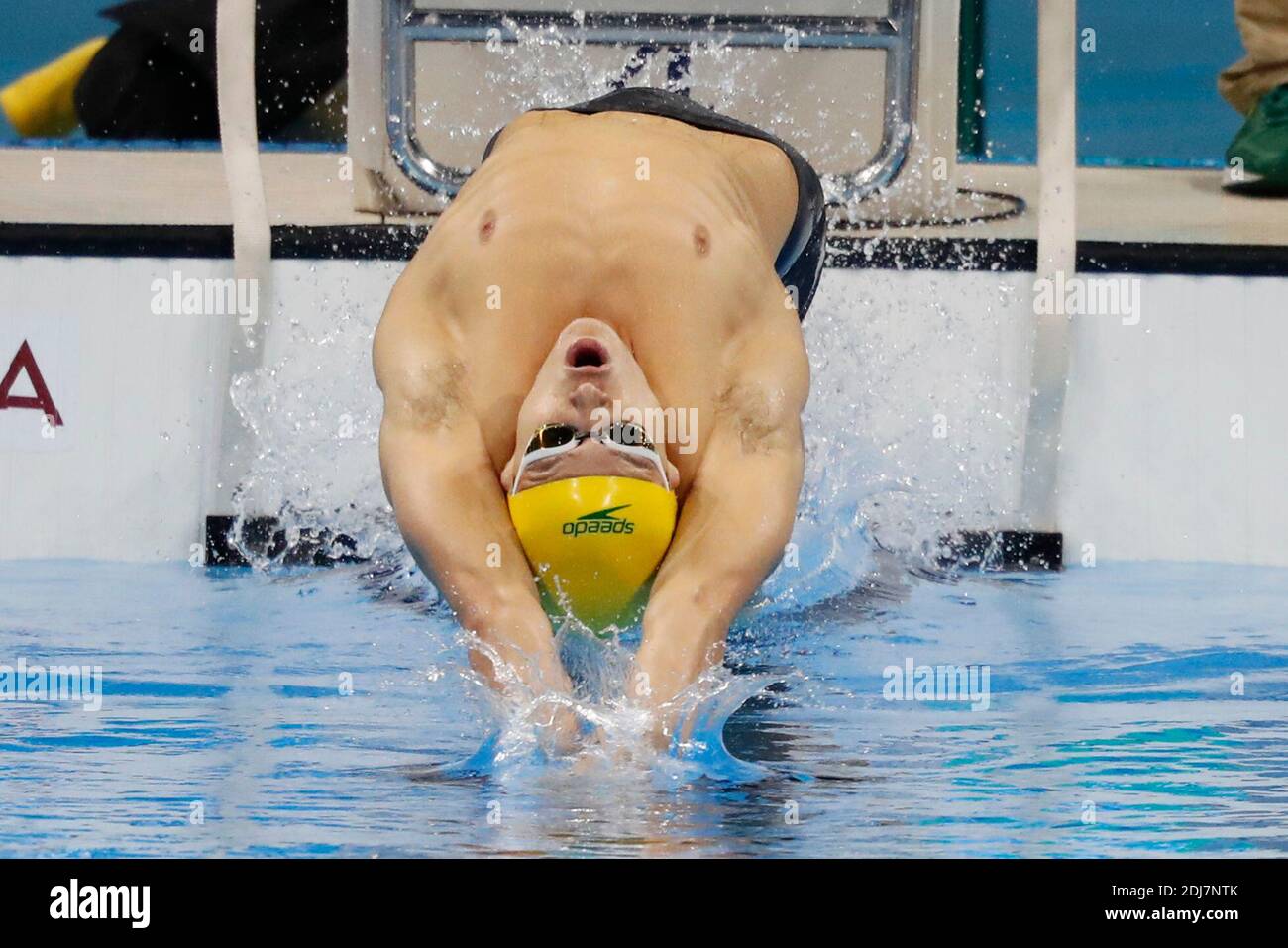 Australia's Mitchell Larkin during the qualification round of the 200m ...