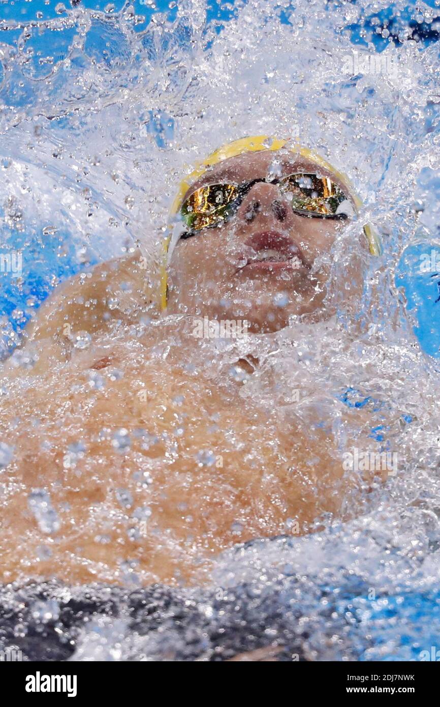 Australia's Mitchell Larkin during the qualification round of the 200m ...