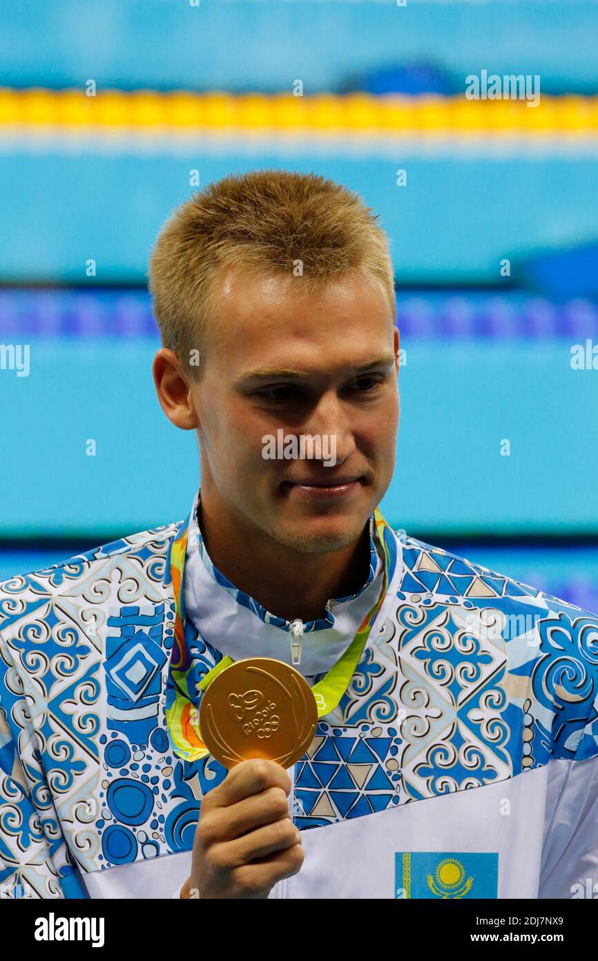 Kazakstan's Dmitry Balandin won the final of the 200m breaststroke men ...