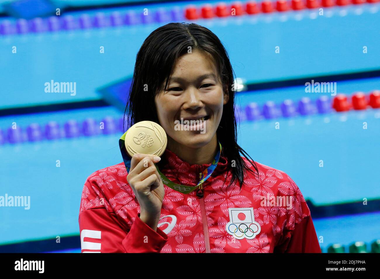 Japan's Rie Kaneto's won the final of the 200m breastroke women in the ...