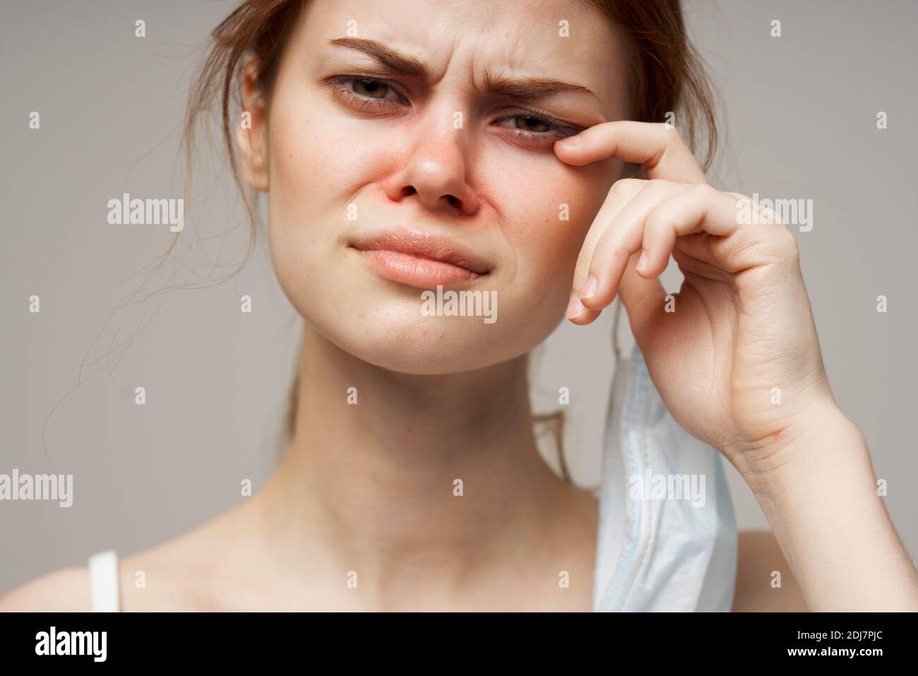 Asian Girl Blowing Nose High Resolution Stock Photography and Images ...