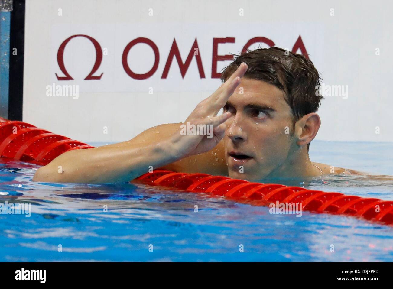 Usas michael phelps in pool hi-res stock photography and images - Alamy